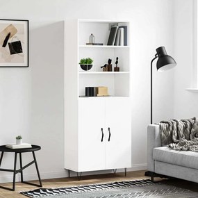 vidaXL Skříň highboard 69,5 x 34 x 180 cm kompozitní dřevo [3189245] Barva: Bílá