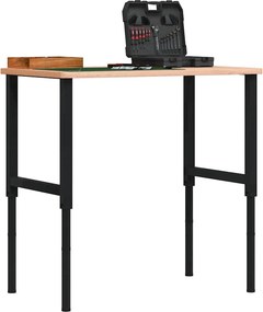 Nastavitelné rámy pracovního stolu 2 ks kov 55 x (69–95,5) cm 147931