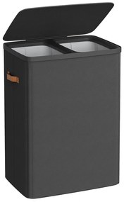 Koš na prádlo Daisy Black 2x85l