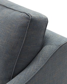 Křeslo Venuste denim blue/brown