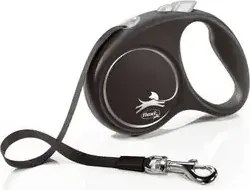 Flexi Black Design S 5m/15kg stříbrná / Vodítko