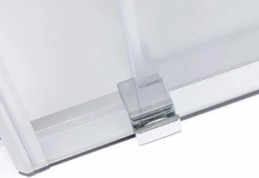 BPS-koupelny Čtvercový sprchový kout HYD-SK90B 90x90 chrom/transparent - bez vaničky
