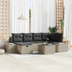 Set pohovek 6 ks polyratan 3360723