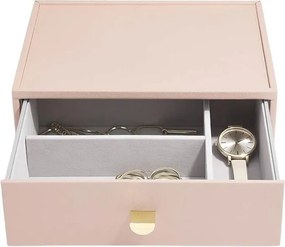 Krabička na šperky Stackers se zásuvkou classic růžová
