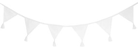 MIDSOMMAR Girlanda s třásněmi 600 cm - bílá