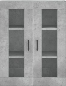 Skříň highboard betonově šedá 69,5x34x180 cm kompozitní dřevo 3198405