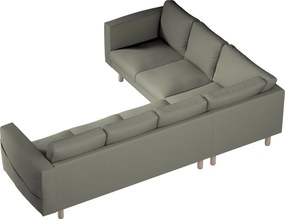 Potah na pohovku IKEA Norsborg rohová 5-místná barva šedá látka pletený vzor