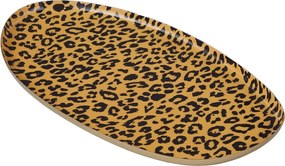 Butlers MONTEVERDE Dekorační podnos leopard 37 x 21 cm