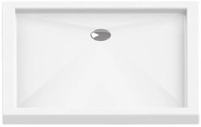 New Trendy Cantare obdélníková sprchová vanička 120x100 cm bílá B-0173