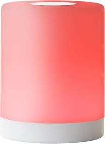 Brilliant G40955/05  AKU stolní lampa ARO RGB bílý lem USB-A, IP44