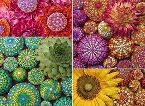 Ravensburger Puzzle Mandala květiny / 500 dílků / od 12 let