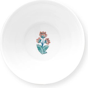 Pip Studio Flower Festival miska Ø18cm, modrá (stylová miska z tenkostěnného porcelánu)