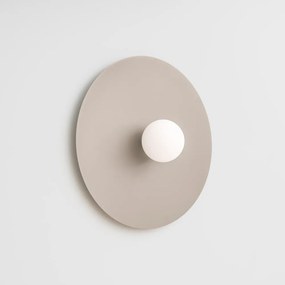 Taupe kovové nástěnné svítidlo ø 50 cm AKE – Thoro