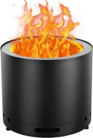 Bezdýmné venkovní ohniště Ø 490 mm z nerezové oceli