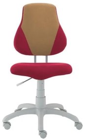 Dětská rostoucí židle Fuxo V-Line červená/béžová - 3D6677