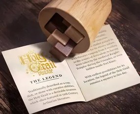 PROFESSOR PUZZLE Hlavolam Myths and Legends: Svatý Grál / Dřevo a kov