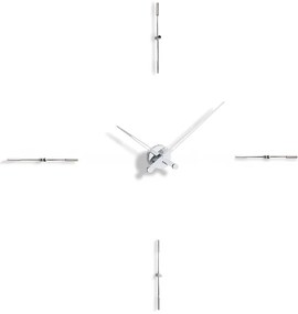 Designové nástěnné hodiny Nomon Merlin Inox 110cm