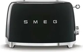 SMEG 50's Retro Style černá / Topinkovač / 950 W / 2 sloty / 2 topinky