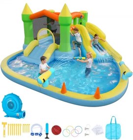 Nafukovací skákací hrací deska, 3,2 × 3,1 × 1,9 m VEVOR