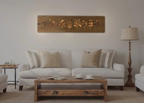 Li-Go "Byliny" světelný obraz 230V 120x31cm provedení povrchu: dub světlý