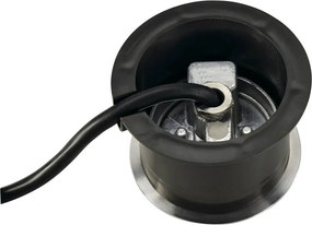 LA 228412 DASAR FLAT LED 230V česaná ocel 230V LED 4.3W IP67 3000K - BIG WHITE (SLV)