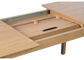 Rozkládací jídelní stůl s deskou v dubovém dekoru 95x190 cm Bari – Unique Furniture