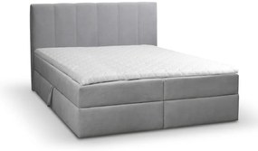 Postel Ema Zvolte rozměr postele: 160x200 cm, Barevné provedení: Royal velvet 19 grey