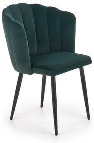 Halmar jídelní židle K386 barevné provedení tmavě zelená