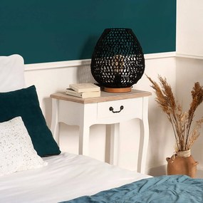 Dřevěný noční stolek, noční stolek s klasickým designem
