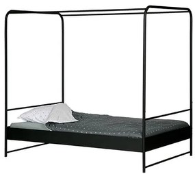 Postel bunk 120 x 200 cm černá MUZZA