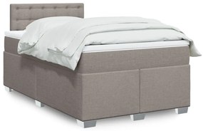 Box spring postel s matrací taupe 120x190 cm textil 3288145