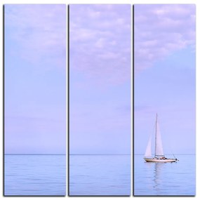 Obraz na plátně - Plachetnice na moři - čtverec 3248B (105x105 cm)