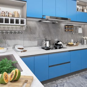 Samolepící tapeta na nábytek azurová 500 x 90 cm PVC 146126