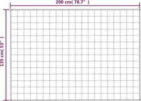 Zátěžová deka modrá 135 x 200 cm 6 kg textil 3154852