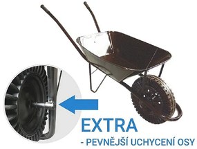 Kolečko 60l bantam plný-ČERNÉ-EXTRA OSA