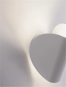 NV 9026119 Venkovní nástěnné svítidlo ARABELLA bílý hliník a čiré sklo LED 6W 3000K IP54 - NOVA LUCE