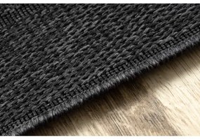 koberec TIMO 5000 SISAL venkovní rám černý velikost 200x290 cm | krásné koberce cz