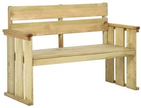 Zahradní lavice 121 cm impregnované borové dřevo 318407