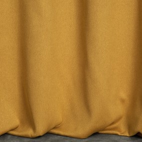 ZATEMŇOVACÍ ZÁVĚS NA KROUŽCÍCH AMARO 140X250 CM HOŘČICOVÁ