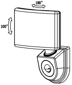 Top Light Marbella C PIR - LED Reflektor se senzorem MARBELLA LED/15W/230V IP65