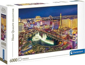 Clementoni - Puzzle 6000 Las Vegas