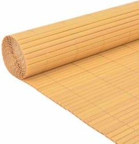 Oboustranný zahradní plot 110 x 300 cm žlutý 317153