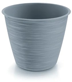 PROSPERPLAST Květináč - FURU, varianta II Průměr: 19,5 cm, Barva: světle šedá