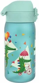 ion8 Leak Proof Dětská láhev Crocodiles tyrkysová 350 ml