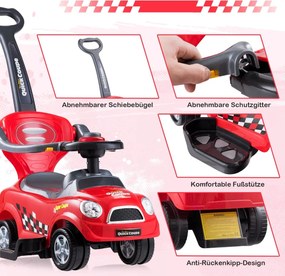 Costway 3 v 1 Push Car s odnímatelnou rukojetí a ochranným krytem