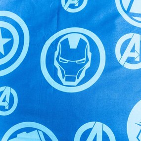 Jerry Fabrics Povlečení Avengers Brands 02 modrá 140x200, 70x90 cm