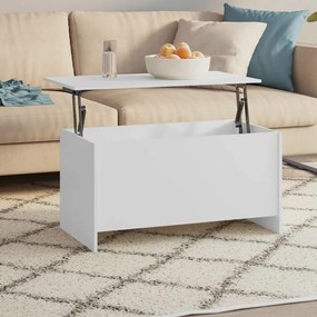 vidaXL Konferenční stolek 102 x 55,5 x 52,5 cm kompozitní dřevo [809668] Barva: Bílá