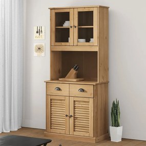 Příborník VIGO 78 x 40 x 175 cm masivní borové dřevo 3188301