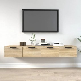 Nástěnné skříňky 2 ks dub sonoma 68x30x20 cm kompozitní dřevo 3115894