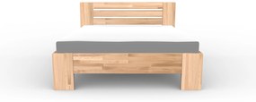 Masivní postel LONDON - Solwo Design Dřevo a odstín oleje: BUK Cink - Olej odstín BO102, Rozměr spací plochy: 200x200